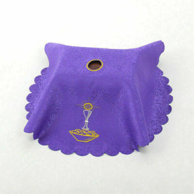 Church Clergy Altar Cloth Pall Priest Mass Cover w Chalice Embroidery ...