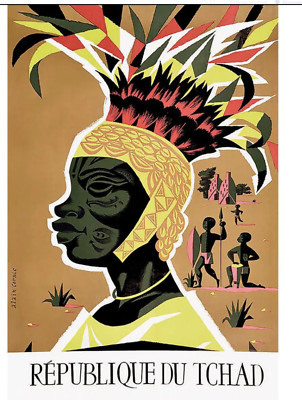 AFFICHE POSTER AFRIQUE TCHAD | eBay