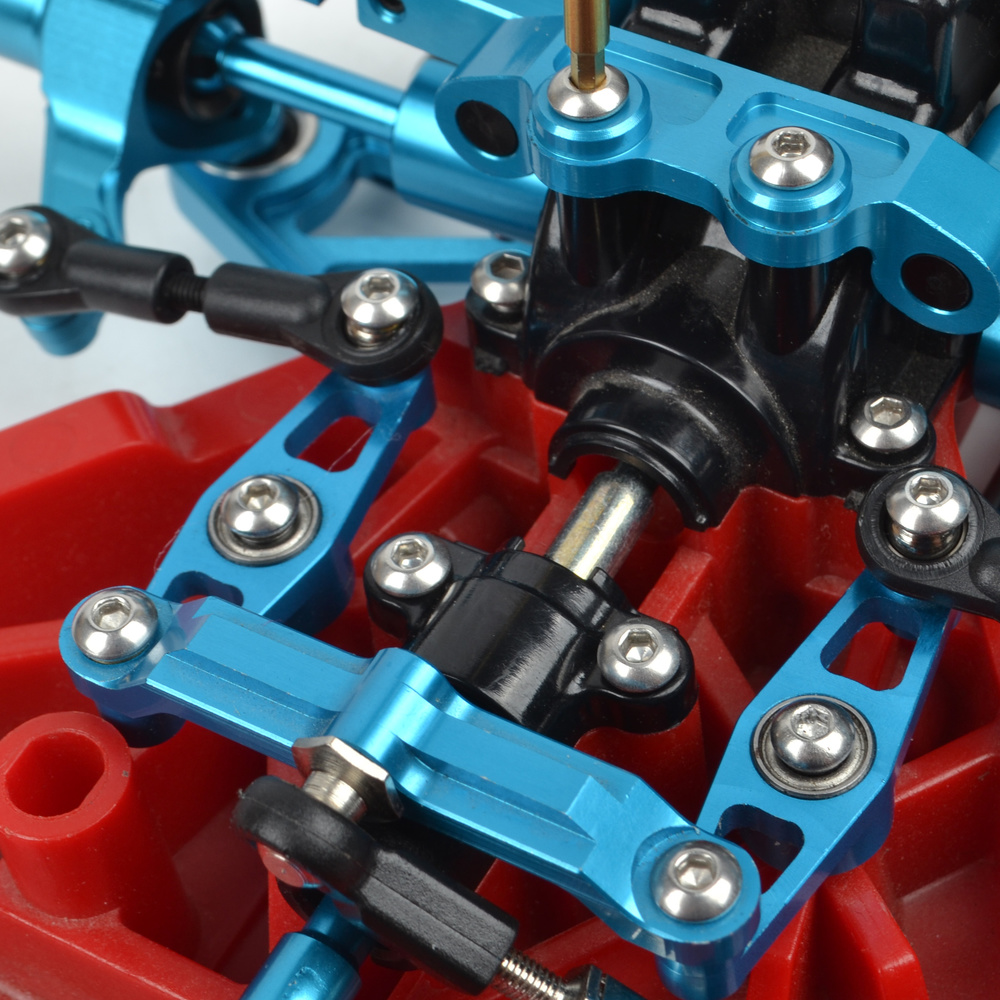 TT02D Aluminum Ball Bearing Crank Steering Set for Tamiya TT02 TT-02D ...