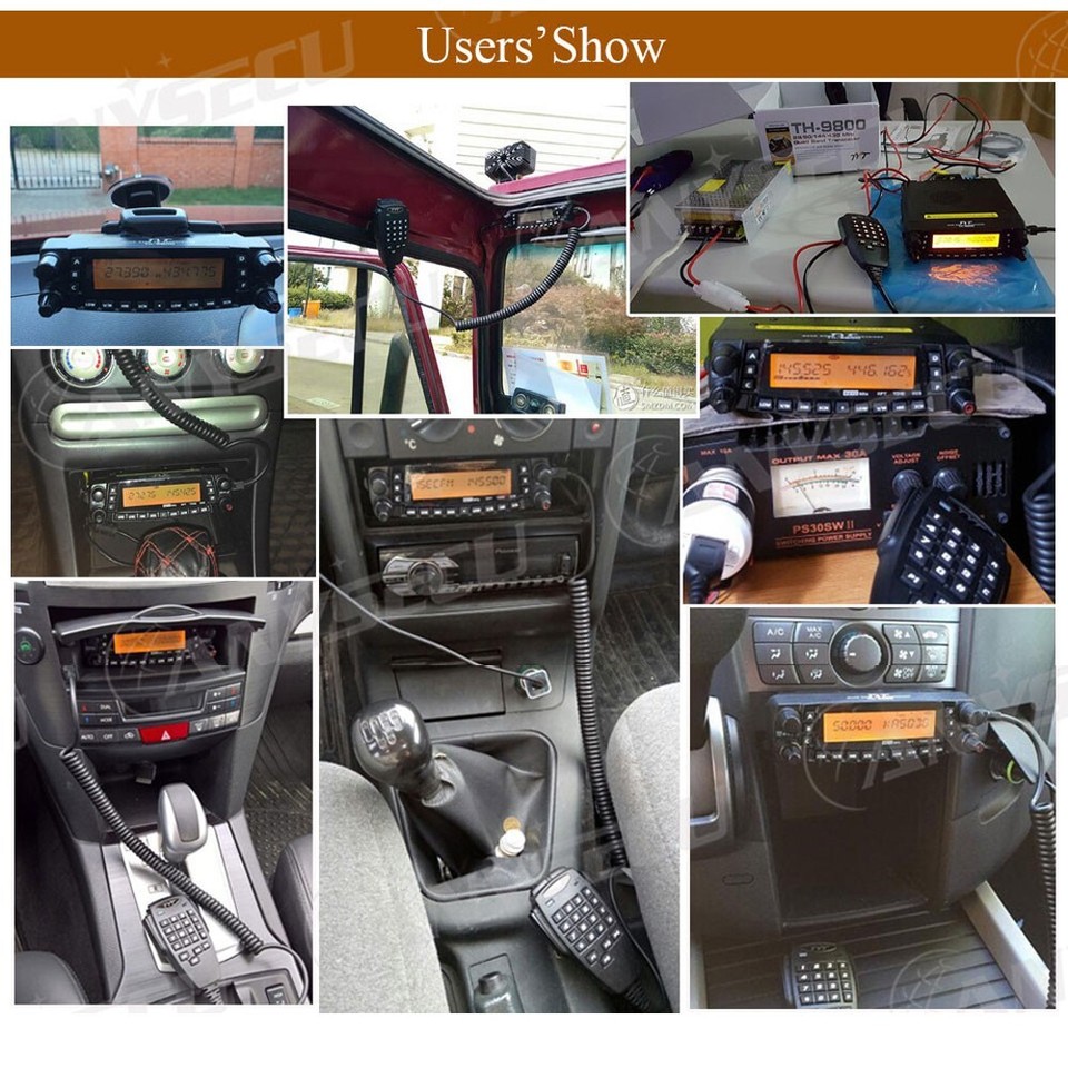 TYT TH-9800 Plus 50W Quad Band Scrambler Mobile Radio Communication ...