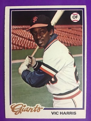 1978 TOPPS BASEBALL SET BREAK CARD # 436 Vic Harris | eBay