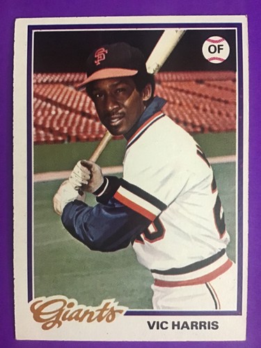 1978 TOPPS BASEBALL SET BREAK CARD # 436 Vic Harris | eBay