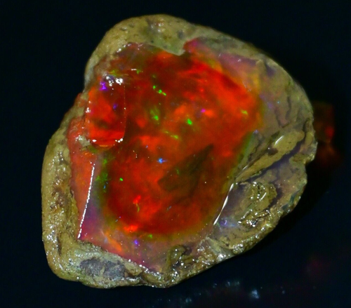 Multi Fire Opal Rough 69.75 Carat Natural Ethiopian Opal Raw Welo Opal ...