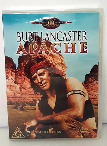 APACHE (DVD,1954 Film) - Brand New & Sealed - BURT LANCASTER - Region 4 ...