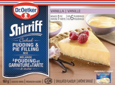 6 PACK Dr.Oetker Shirriff Vanilla Pudding Pie Filling & Dessert Mix ...