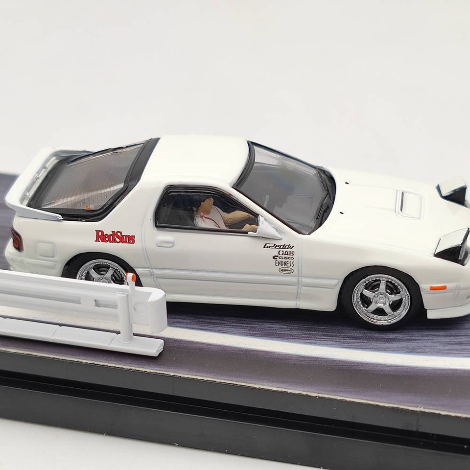 Hobby Japan 1:64 Mazda RX-7 (FC3S) RedSuns Initial D Open Headlights ...