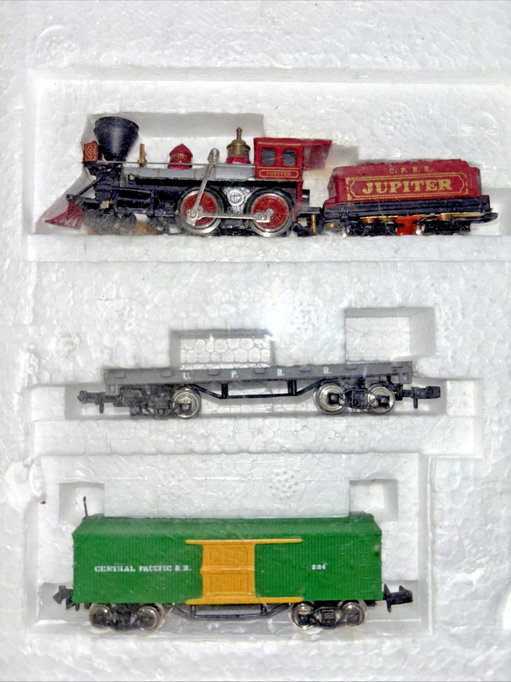 BACHMANN THE OLD TIMER N ELECTRIC TRAIN SET 4-4-0 NO. 24404 Locomotive ...