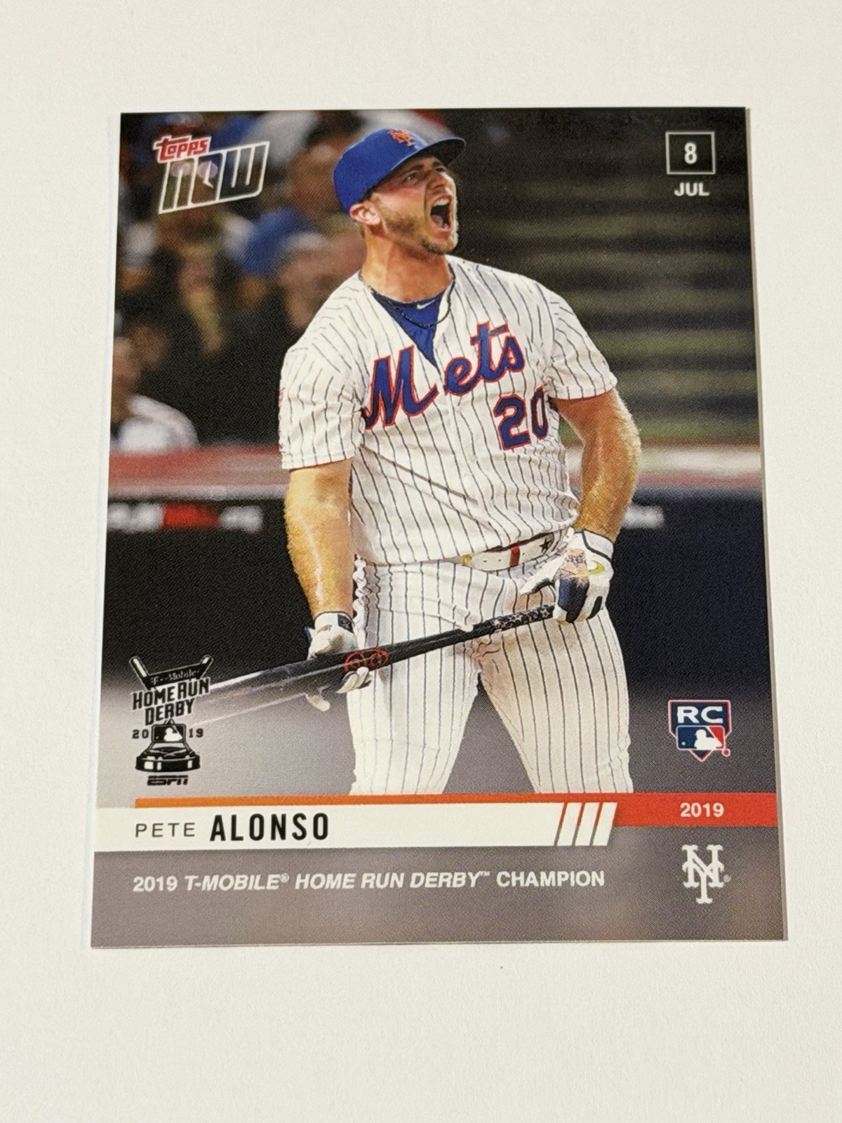 2019 Topps Now Pete Alonso Home Run Derby Champion RC Rookie | eBay