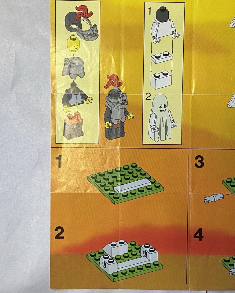 LEGO 6034 Black Monarch's Ghost Set Knights Castle Instruction Manual ...