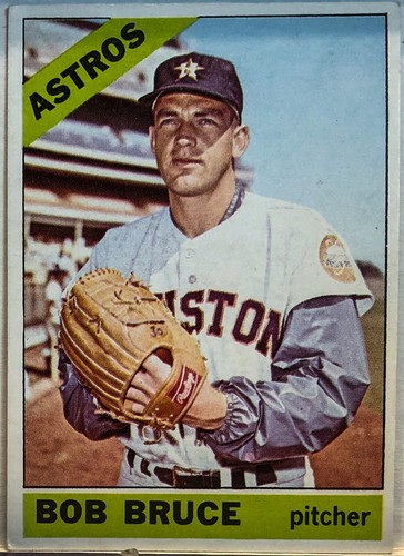 1966 Topps Baseball Card #64 Bob Bruce Houston Astros | eBay