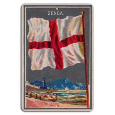 Historic Genoa Flag: Timeless Italian Pride | eBay