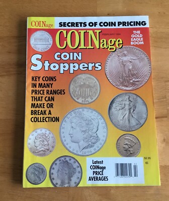 COINage Magazine Feb 1994 Secrets of Coin Pricing Cover No Label ...