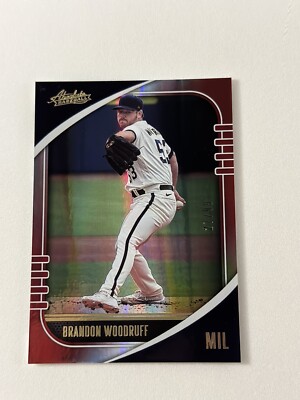 2021 Absolute Brandon Woodruff Red /99 Milwaukee Brewers | eBay