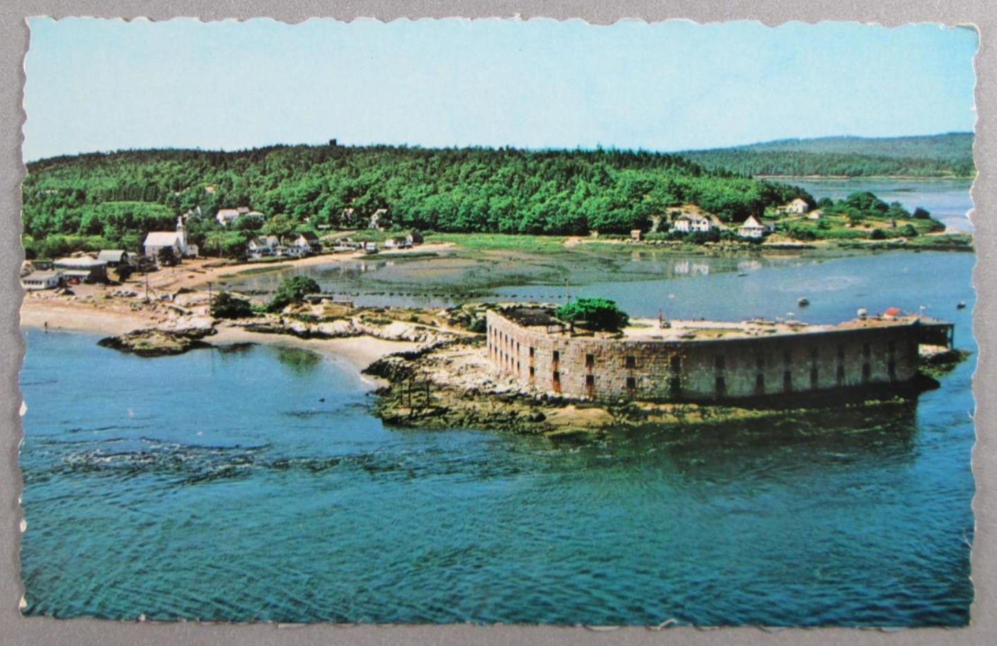 Fort Popham Memorial, Popham Beach, ME Maine Postcard (F299) | eBay