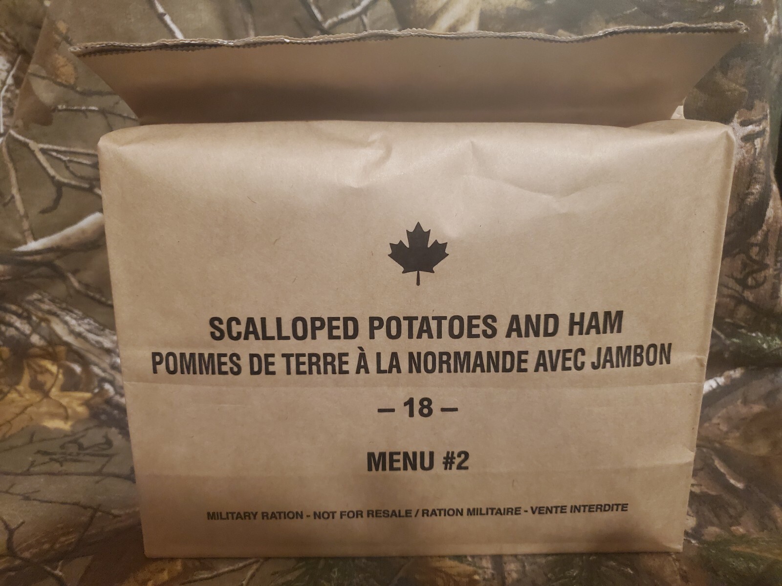 Canadian Forces IMP/MRE Rations Breakfasts New Expires Dec 2021 Updated ...