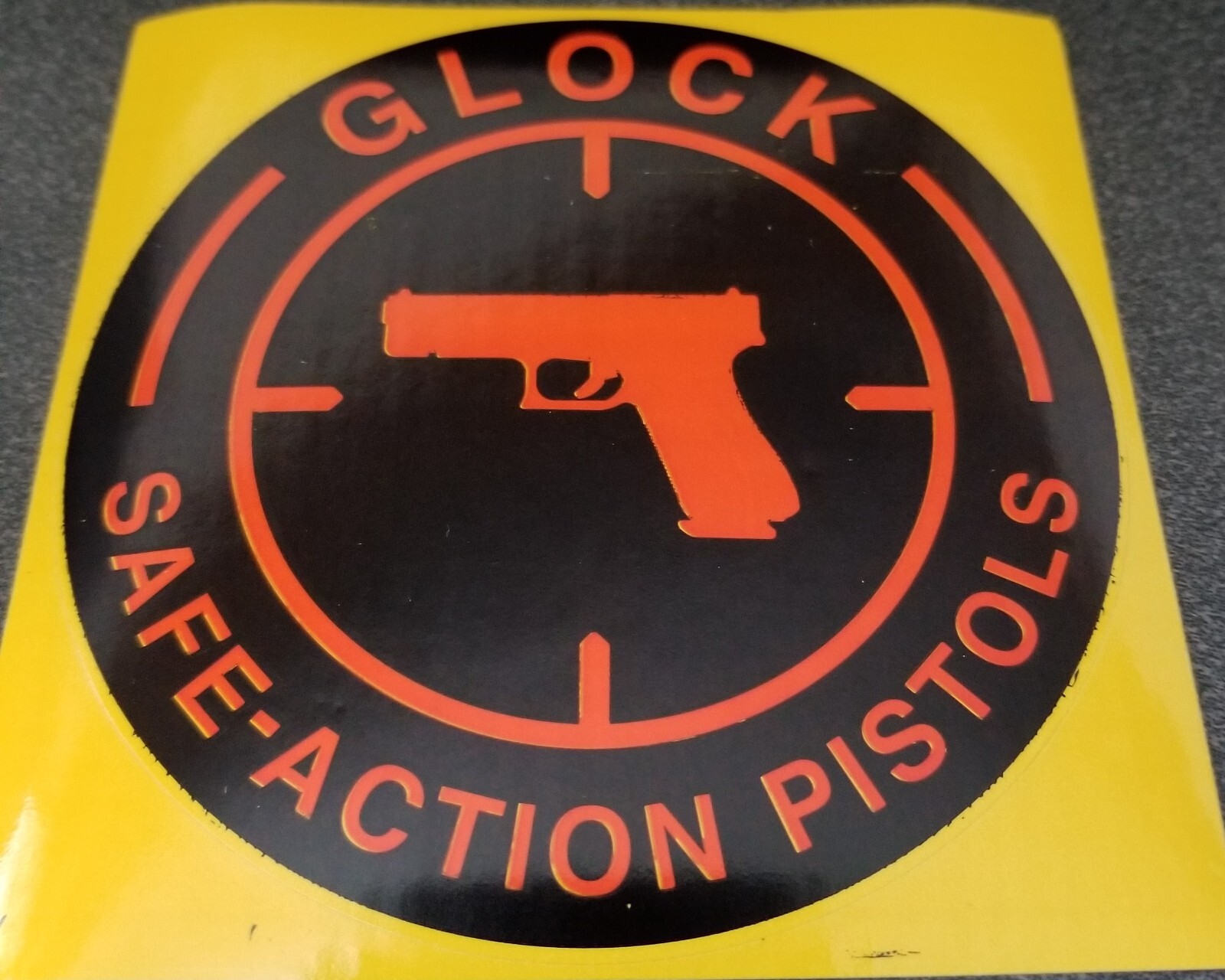 Authentic Glock Perfection Logo Die Cut Sticker 4” Includes BONUS Glock ...