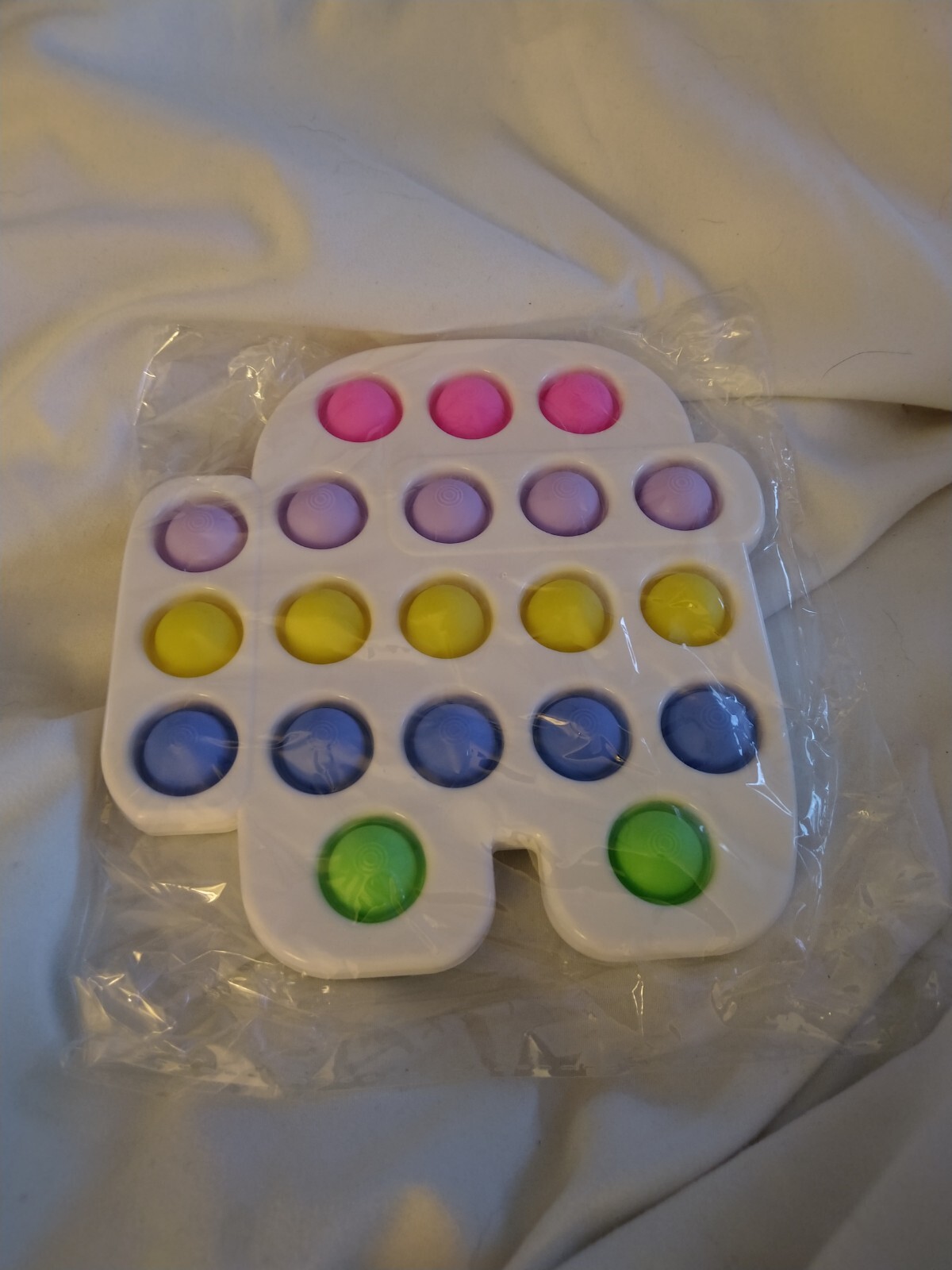 Large hard Pop- It Fidget Toys White $4.30 | eBay