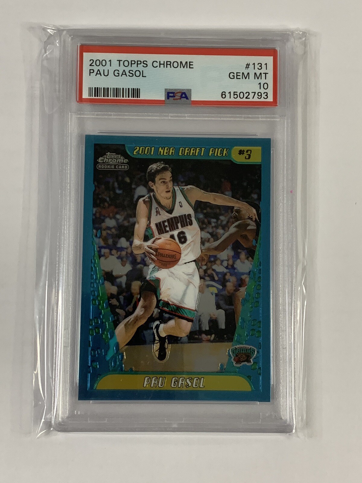 2001 PSA 10 Topps Chrome Pau Gasol Rookie Card RC #131 | eBay