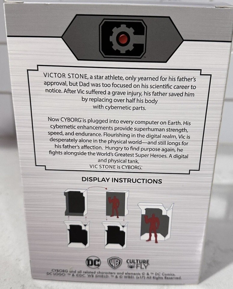 DC Comics World's Finest Collection 6" Cyborg Vinyl Figure Exclusive ...