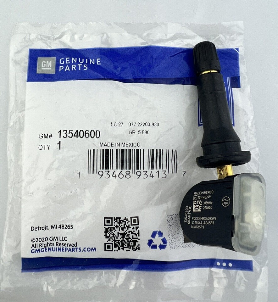 ACDelco GM Original Equipment Tire Pressure Monitoring System Sensor ...