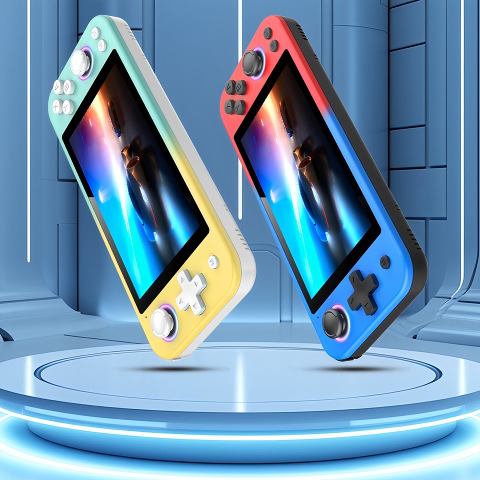 64GB Handheld Retro Game Console Video Consoles Stick IPS Built-in ...