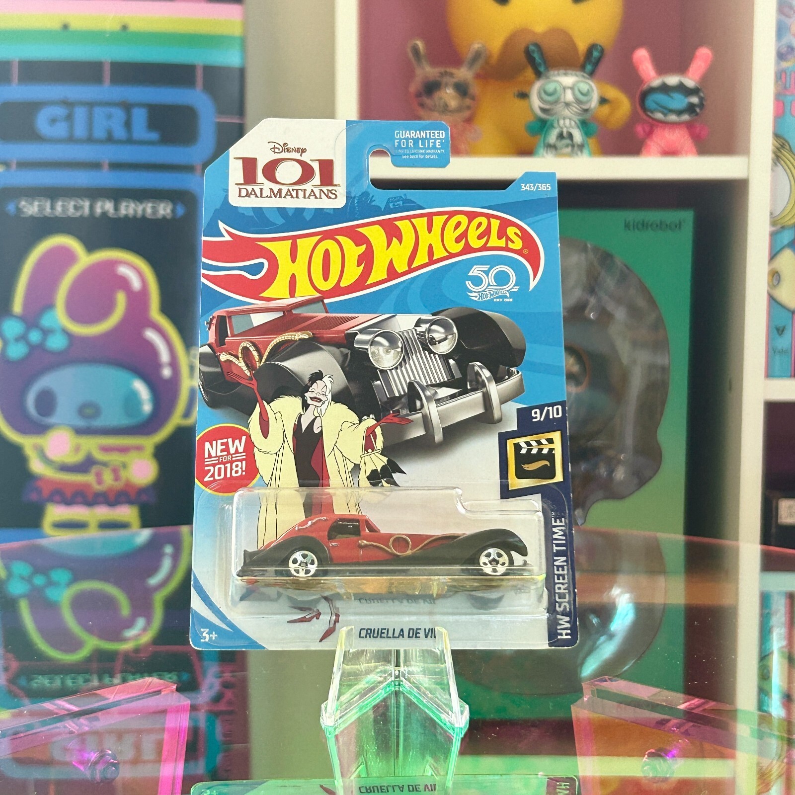 2018 Hot Wheels Screen Time Cruella De Vil Disney 101 Dalmatians ...