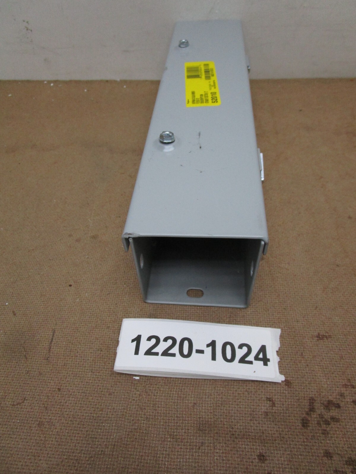 Hoffman F22G12 12" X 2-1/2" X 2-1/2" Straight Wire Way Or Auxiliary ...