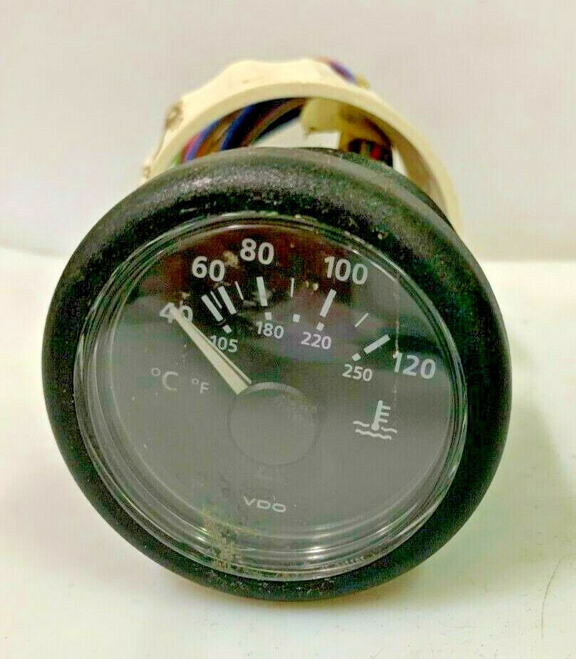 VDO A2C53413385 Viewline Temperature Gauge 40..120 deg. C Black for ...
