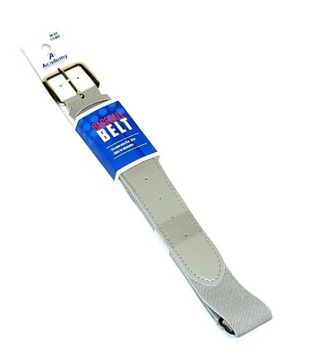 ACADEMY Youth Gray Baseball Belt, Adjustable, 18in-34in, FREE SHIPPING ...