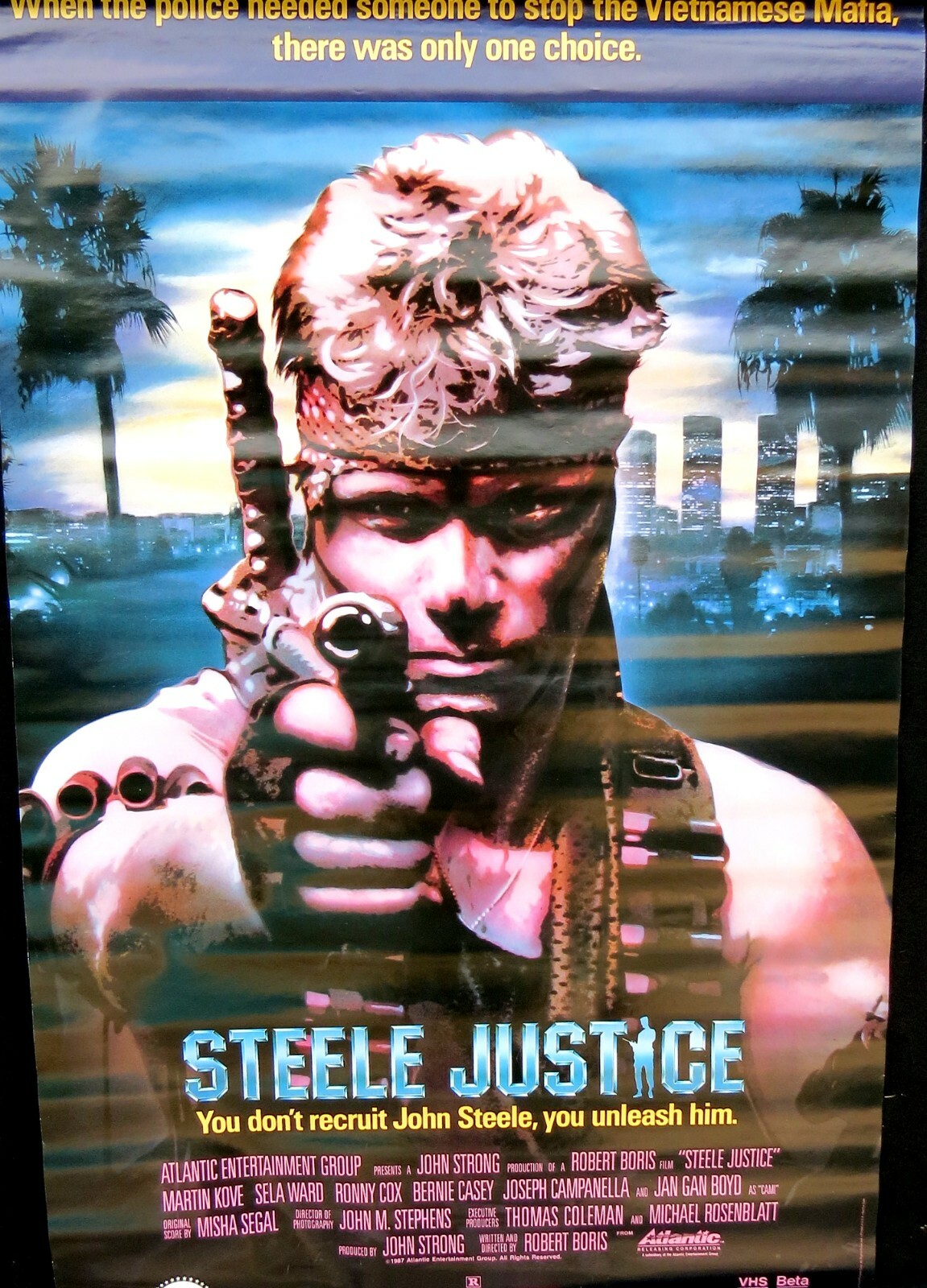 Vintage Movie/Video Poster-----Steele Justice | eBay