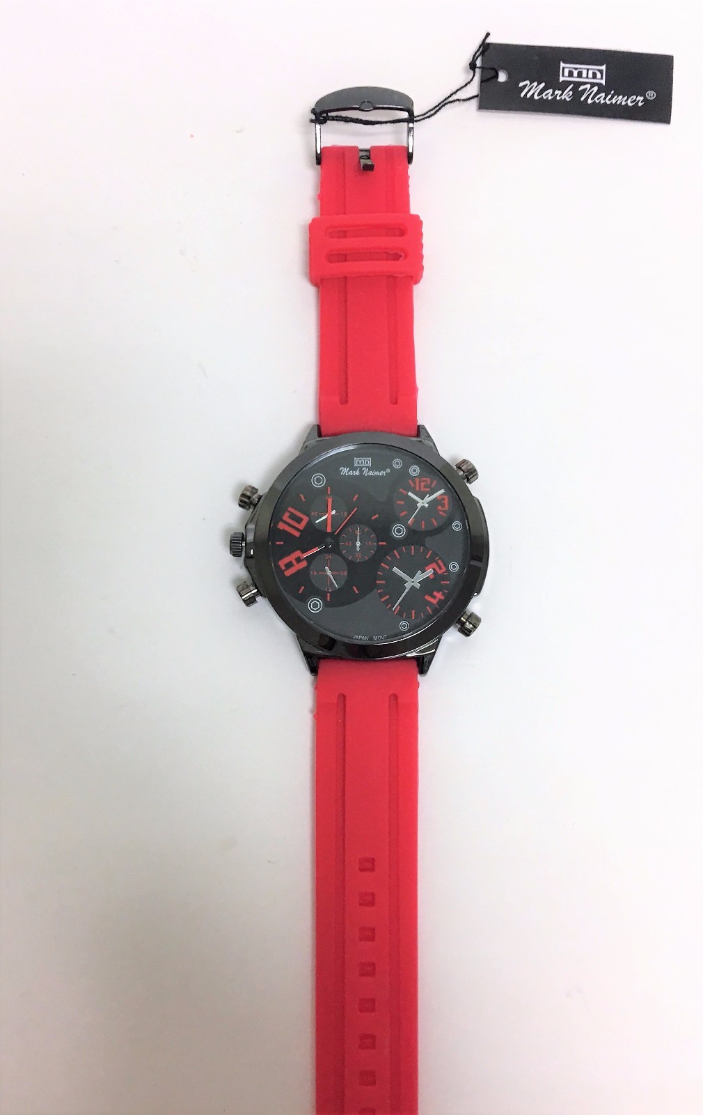 NEW MARK NAIMER SPEED DASHBOARD BLACK TONE,SILICONE BAND,LARGE DIAL ...