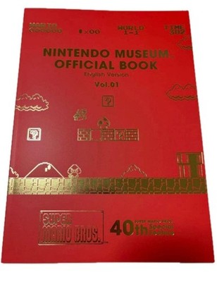 Nintendo Museum Official Book Vol.01 Super Mario Bros 40th English ...