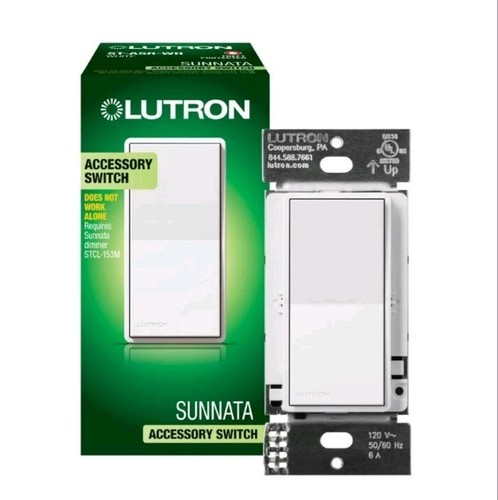 Lutron Sunnata On/Off Switch, only for use with Sunnata LED+ Dimmer ST ...