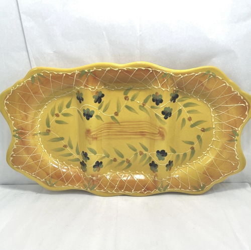 Large Platter 17"x9.5” Romancing Provence Collection Cedre Rouge France ...