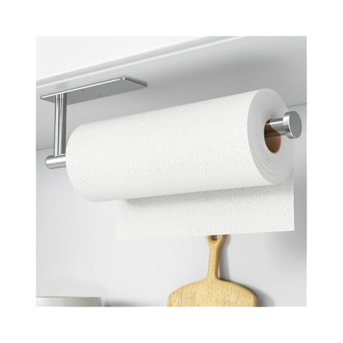 Space,Saving Kitchen Roll Holder, Wall Mounted, Sleek Design, Durable ...