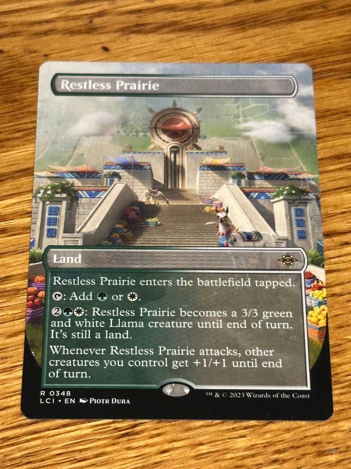 MTG Lost Caverns Of Ixalan, Restless Prairie - Borderless | eBay