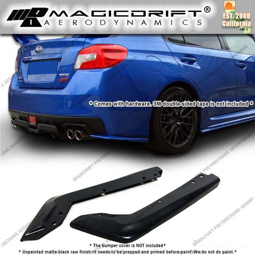 For 2015-2021 Subaru Impreza WRX STI JDM CS Style Rear Spat Valance Lip ...
