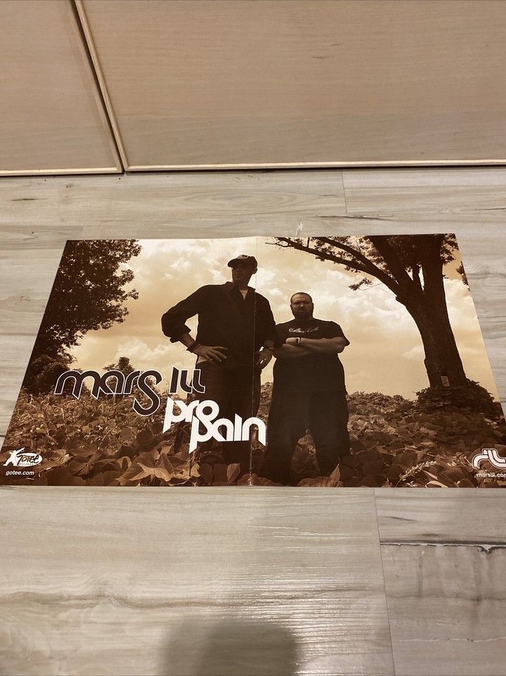 Mars Ill Pro Pain Gotee 11x17 Poster Christian Hip Hop Manchild DJ Dust ...