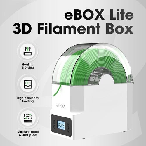 Filament Box 3D Printer Dryer Storage Dehydrator Spool Holder Power ...