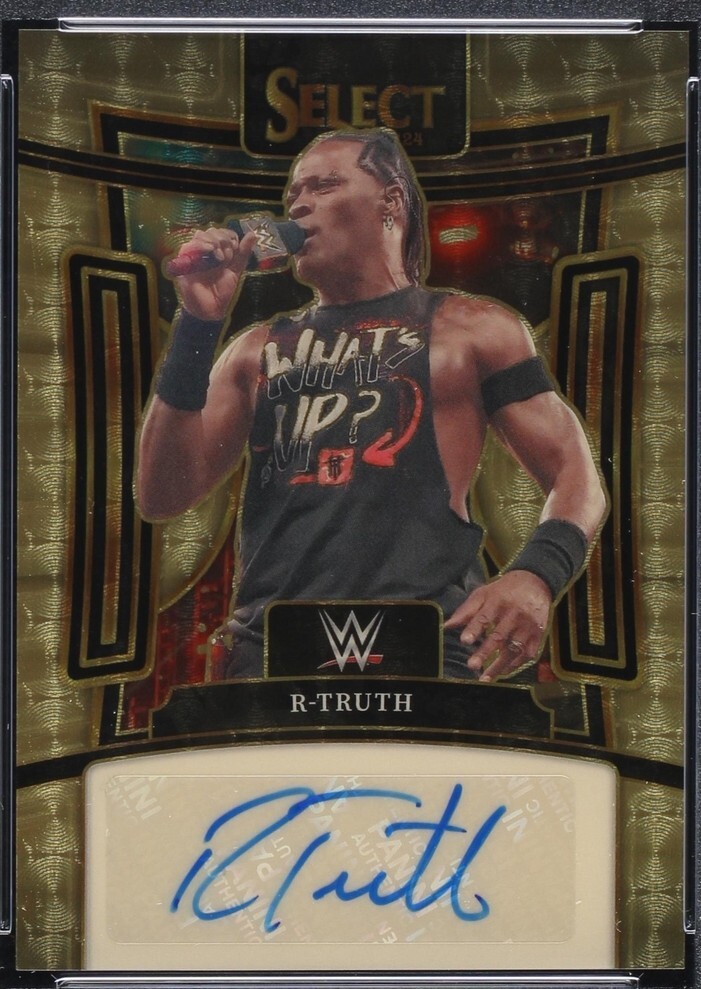 2024 Panini Select WWE - Signatures R-Truth #SG-RTH Gold Vinyl Prizm /1 ...