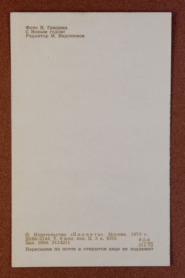 NEW YEAR Winter forest in snow Russian unused postcard USSR 1973🎄 | eBay