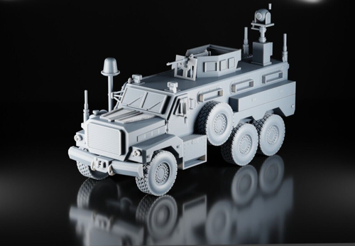 Cougar Mastiff MRAP - 1/35 - US UK AUS Ukraine - 3D Military Model ...