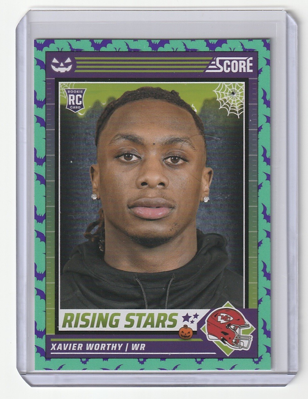 2024 Panini Score-A-Treat Xavier Worthy #50 Green Bats Parallel | eBay