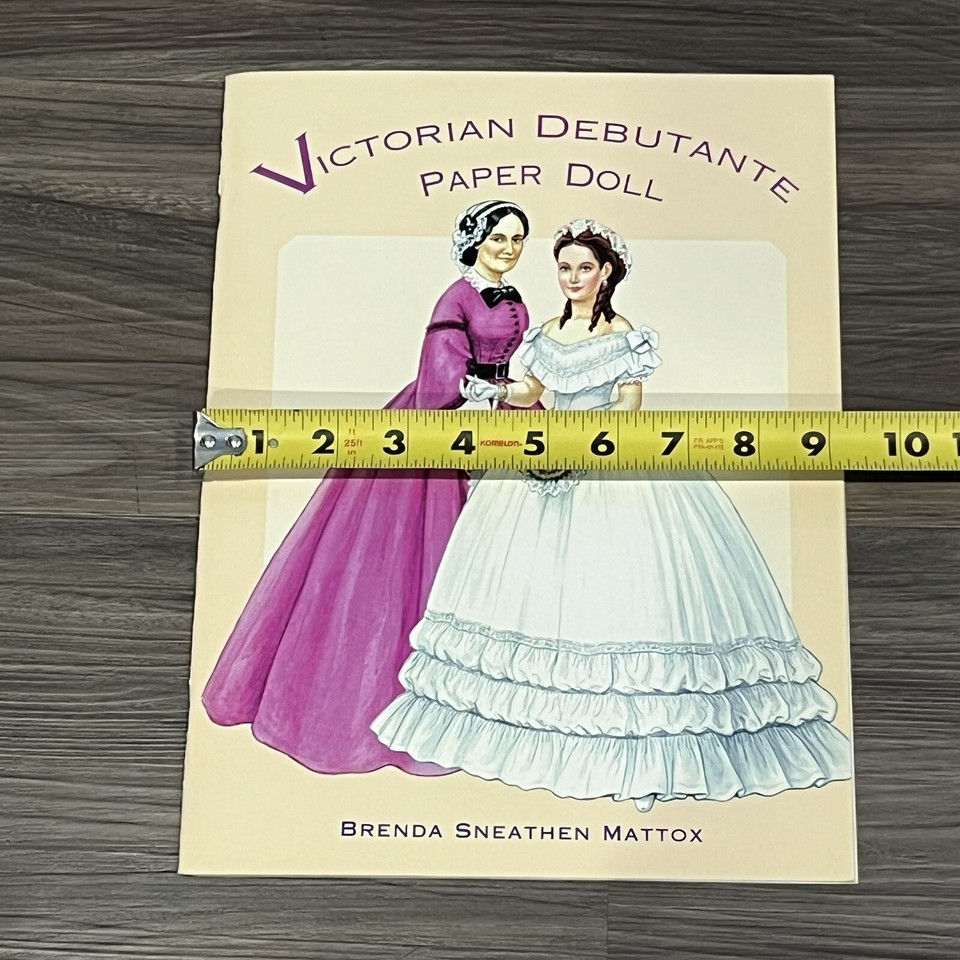 Vintage 1997 Victorian Debutante Paper Doll Book Dover Uncut | eBay