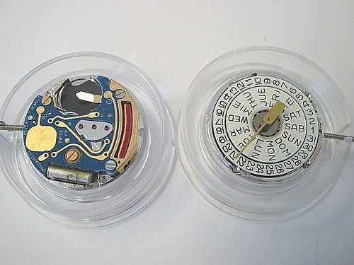 Rare new ETA 956.121 watch movement with day/date & 2nd hand. Swiss ...