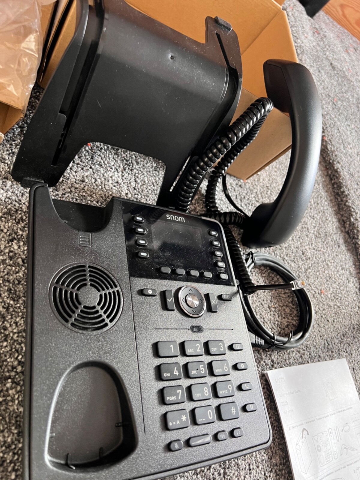 5x Snom D735 IP Desk Telephone in Black for sale online | eBay