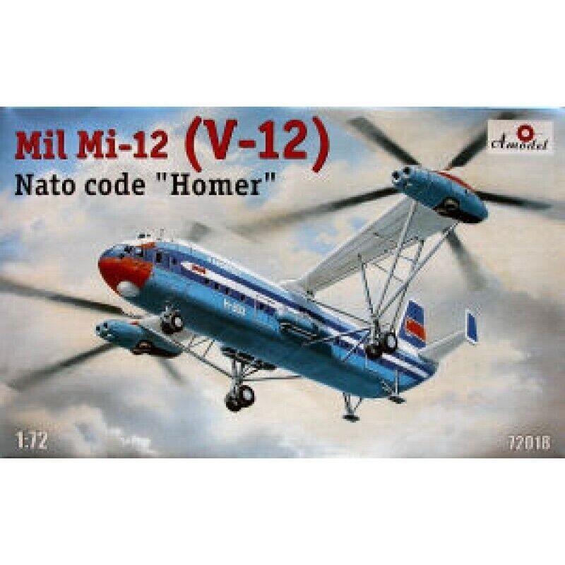 1/72 Amodel 72018 Mil V-12 Helicopter Homer Plastic model kit | eBay