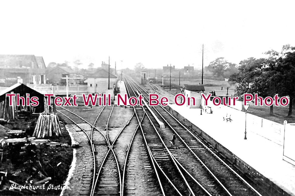 KE 2166 - Staplehurst Railway Station, Kent c1908 | eBay UK