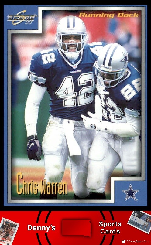 1999 Score #68 Chris Warren Dallas Cowboys Football Card | eBay