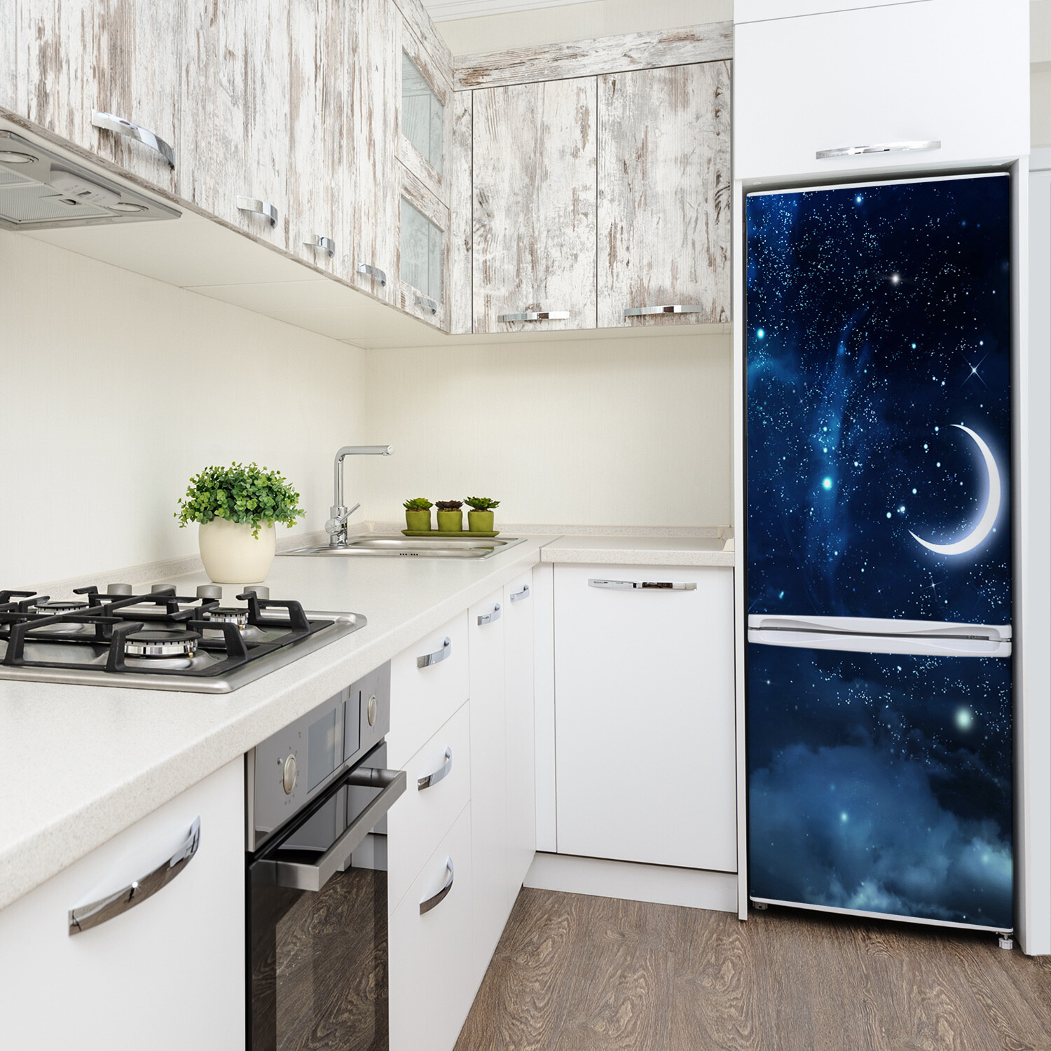Magnet Sticker Refrigerator removable Peel & Stick Decal Universe ...